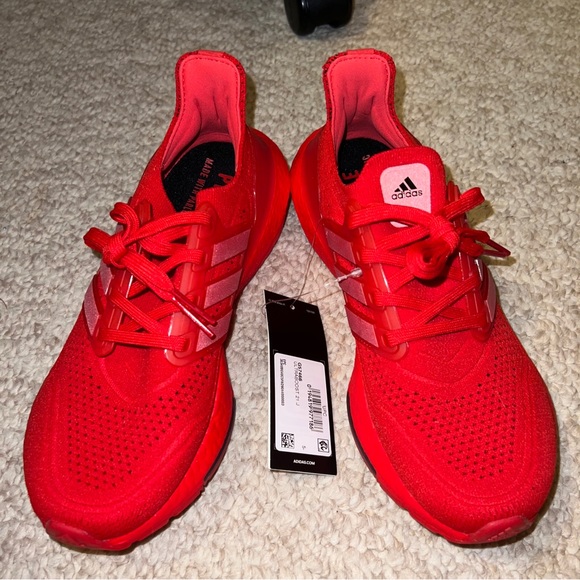 adidas | Shoes | New Without Box Adidas Red Ultraboost 2 Parley Shoes ...